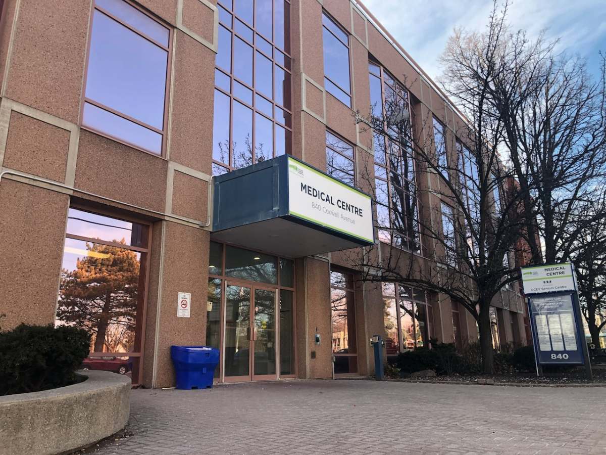 We are in the medical building across of Michael Garron Hospital ...